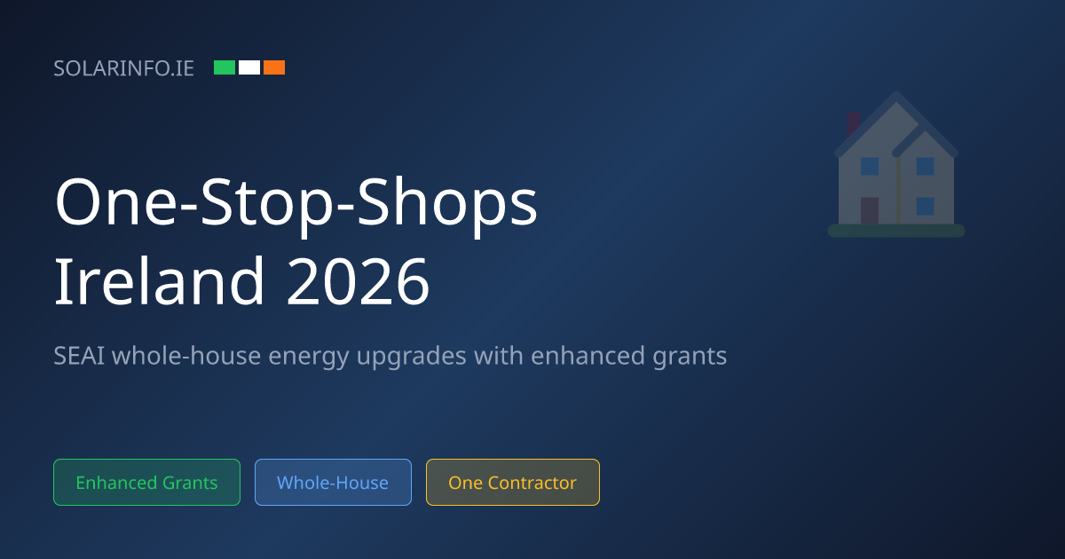 SEAI One-Stop-Shops Ireland (2026): What They Are & How They Work